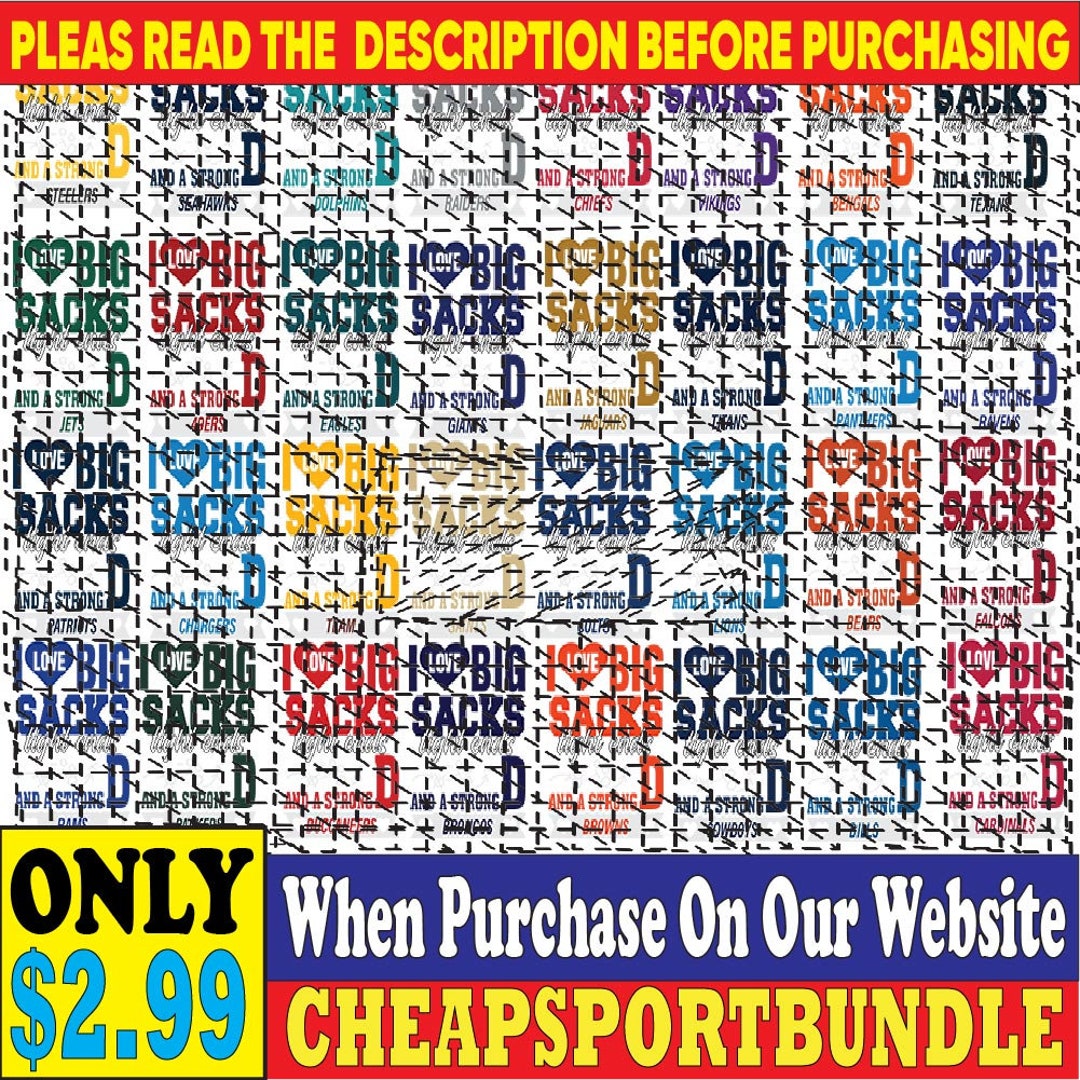 Bundle 32 Files Funny Quotes With NF-L Teams Bundle Svg Love - Etsy