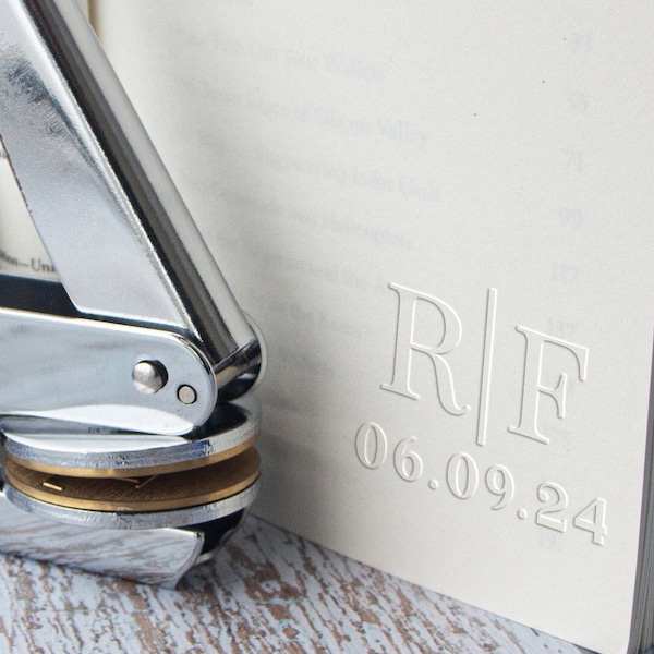 Personalized Name Embosser,custom Seal Embosser,wedding Embosser Stamp ...