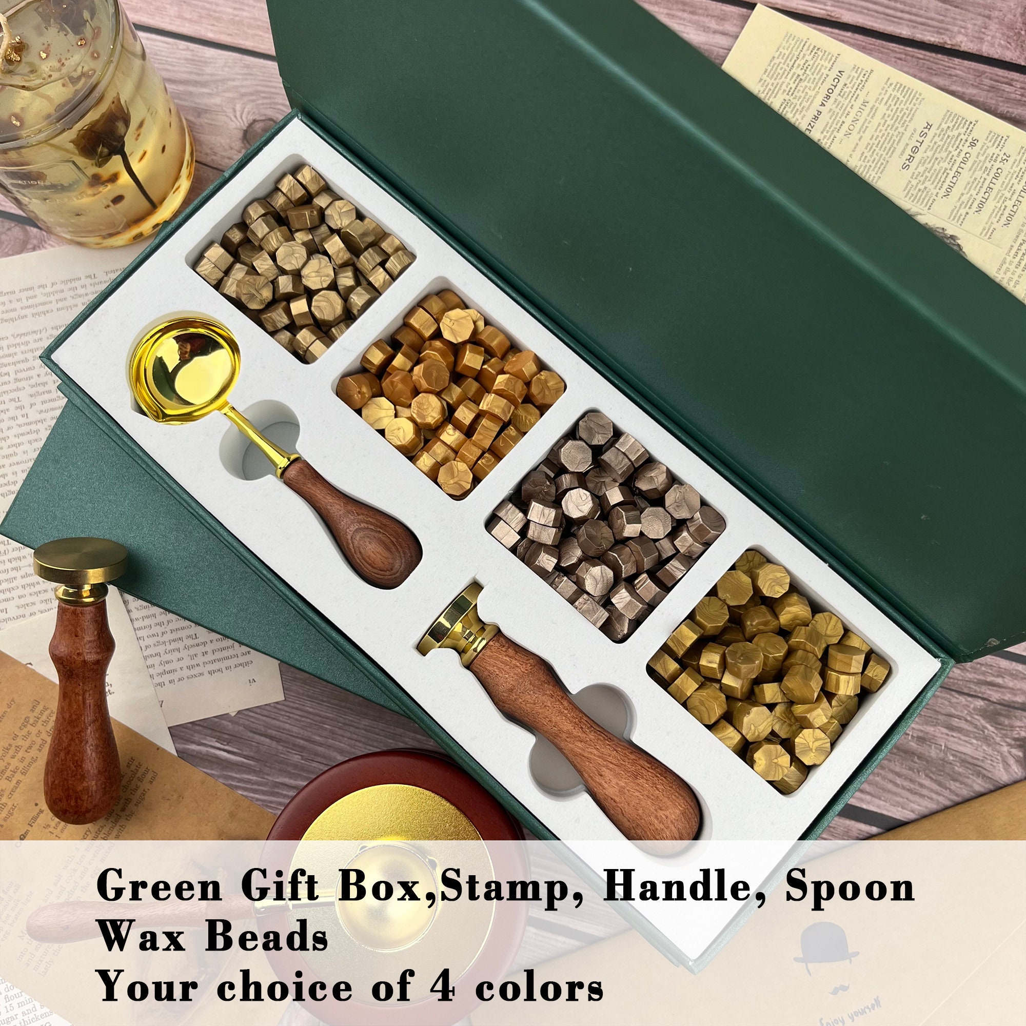 Custom Wax Seal Stamp,custom Logo Wax Seal Stamp Kit,wedding Wax Seal ...