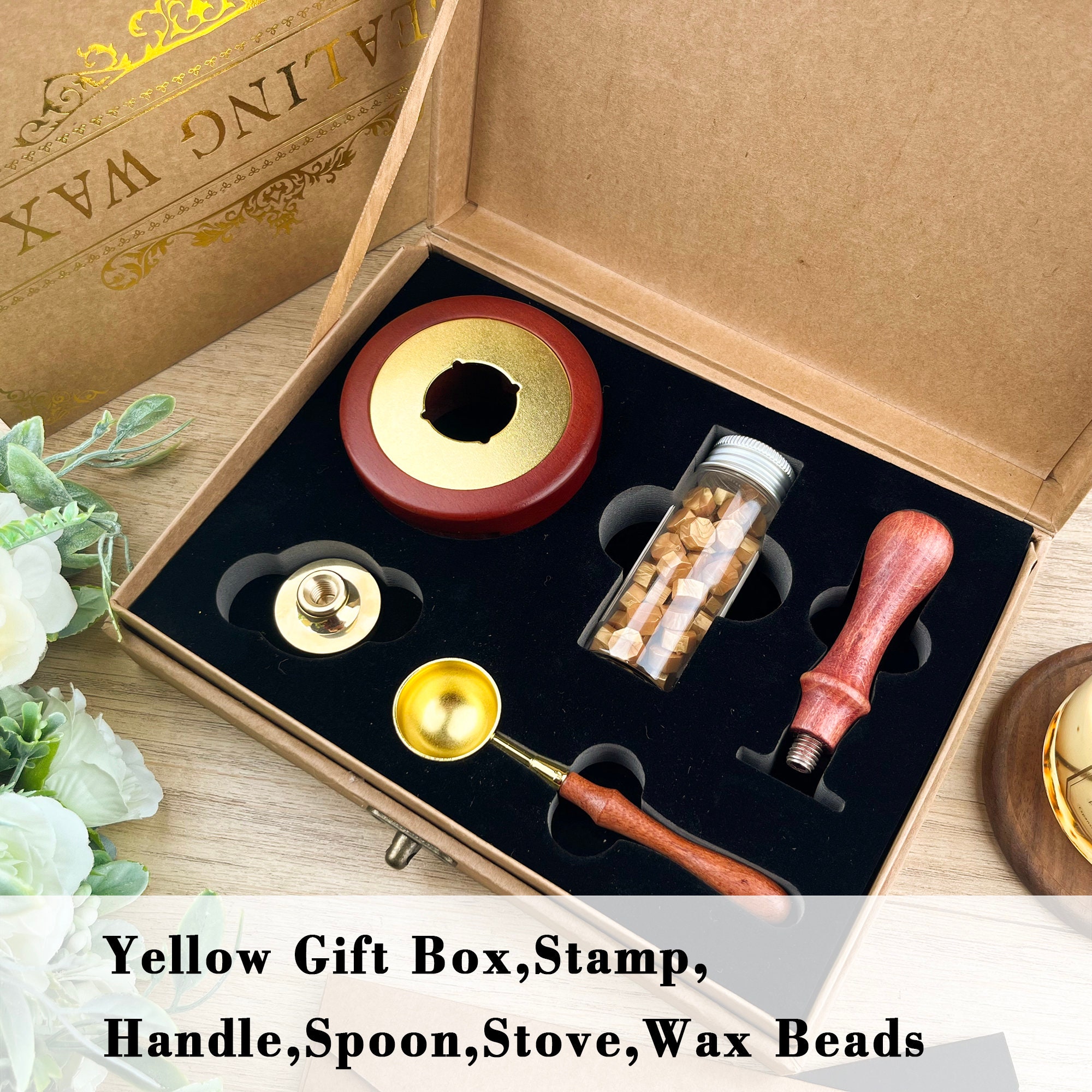 Custom Wax Seal Stamp,custom Logo Wax Seal Stamp Kit,wedding Wax Seal ...