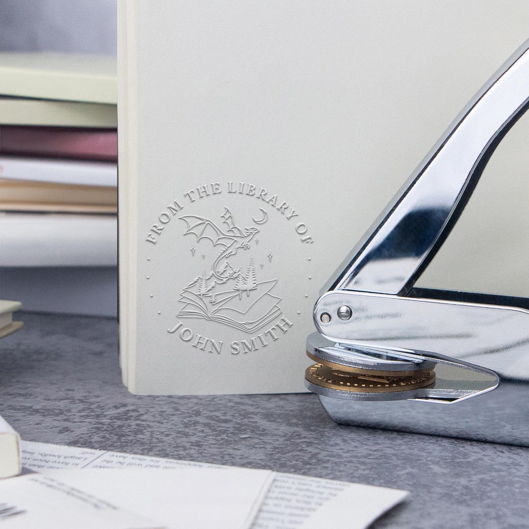Book Embosser Personalized /library Embosser /custom Embosser / Library ...