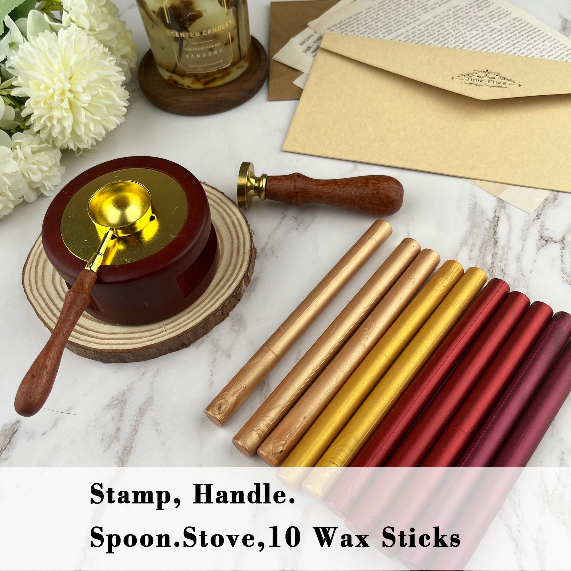 Custom Wax Seal Stamp,custom Logo Wax Seal Stamp Kit,wedding Wax Seal ...