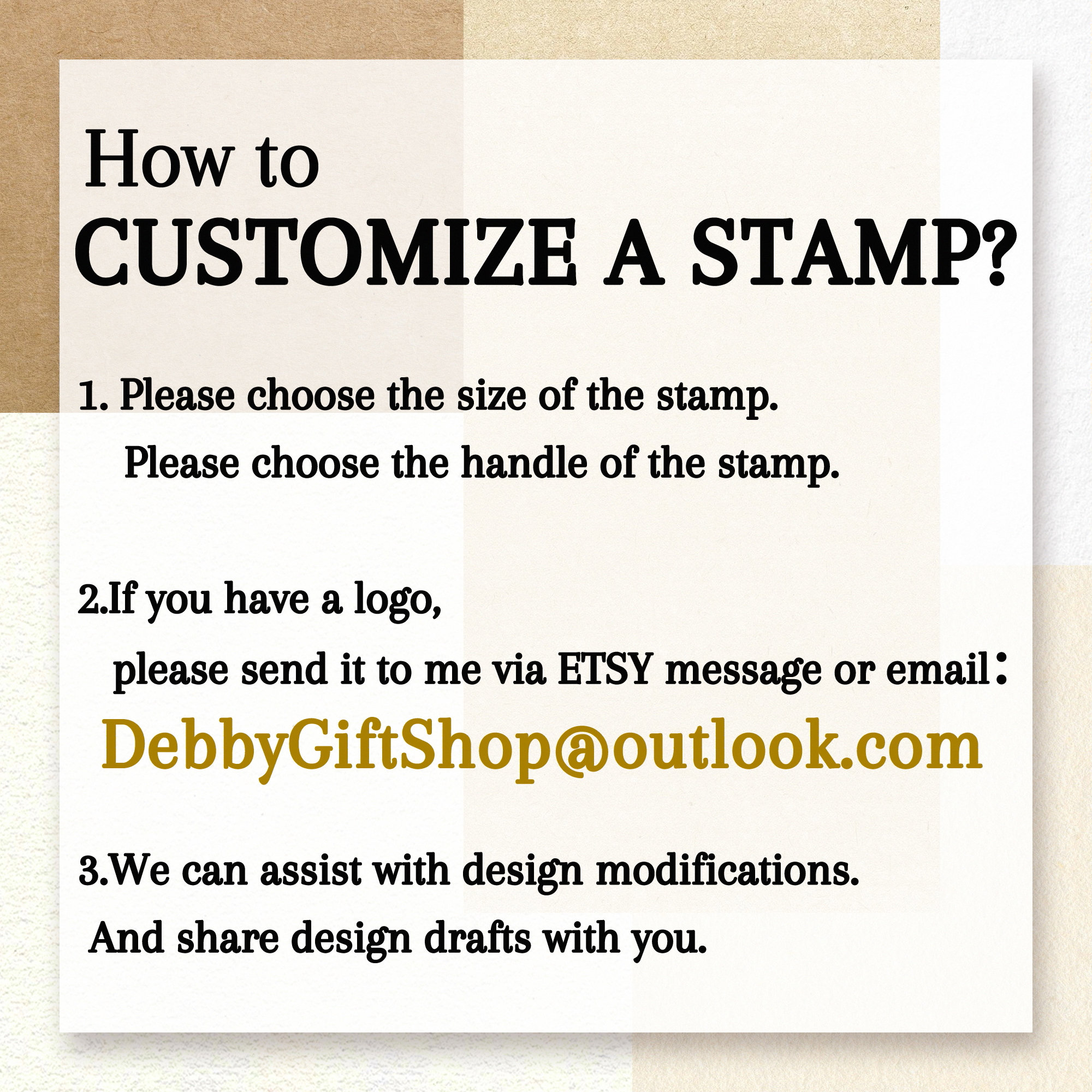 CUSTOM LOGO STAMPS, Any Size Can Be Customized, Used for Book Stamp ...