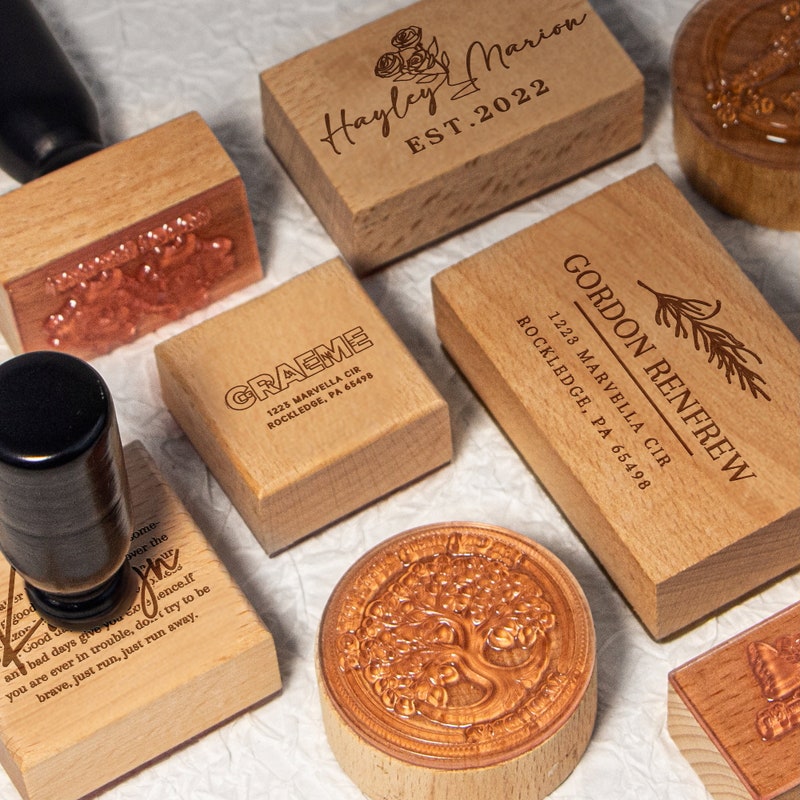 Custom Book Hand Stamp - Etsy UK