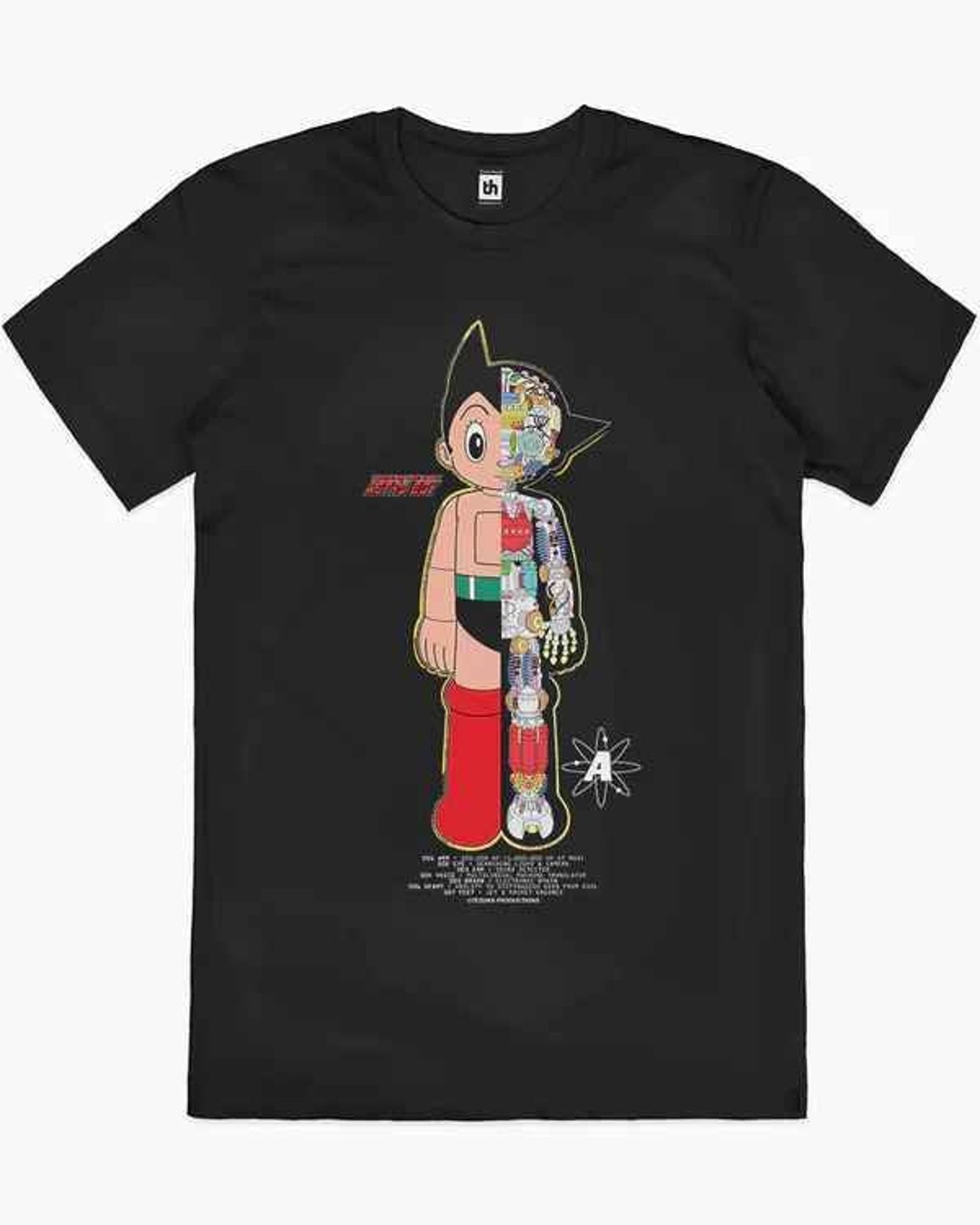 Astro Boy Half Robot T-shirt - Etsy