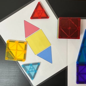 Magnetic Tile Puzzle Cards - Etsy