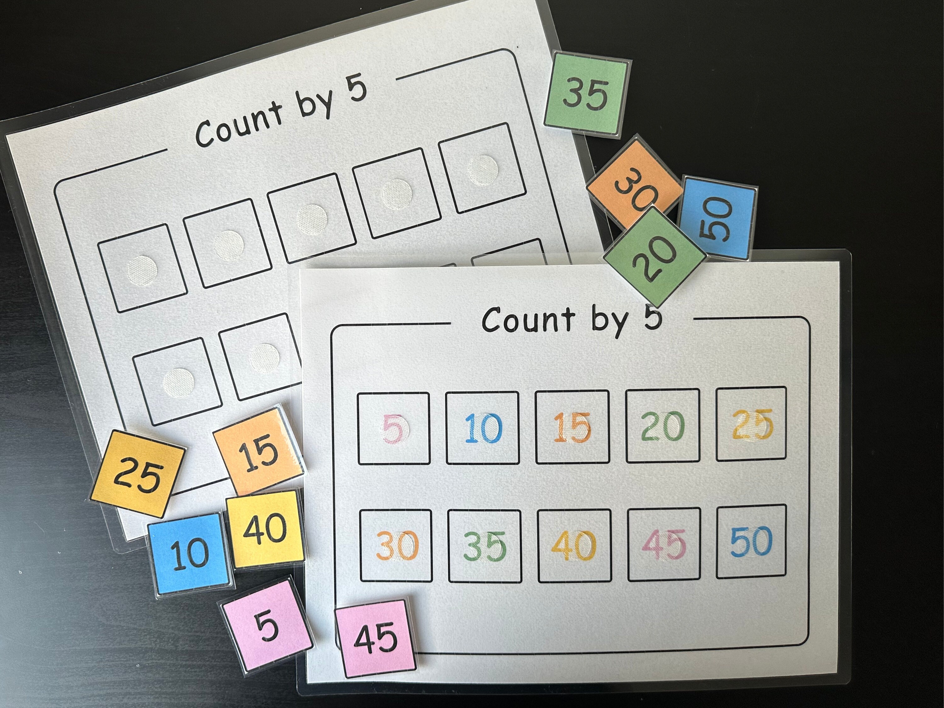 Numbers Bundle - Learn to Count Number Matching Puzzle - Preschool ...