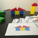 Wooden Block Flashcards - Building Blocks - Patterns, Shapes, Colors ...