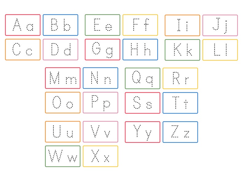 Letter & Number Tracing Cards - Tracing 1-20 - Alphabet - Practice ...