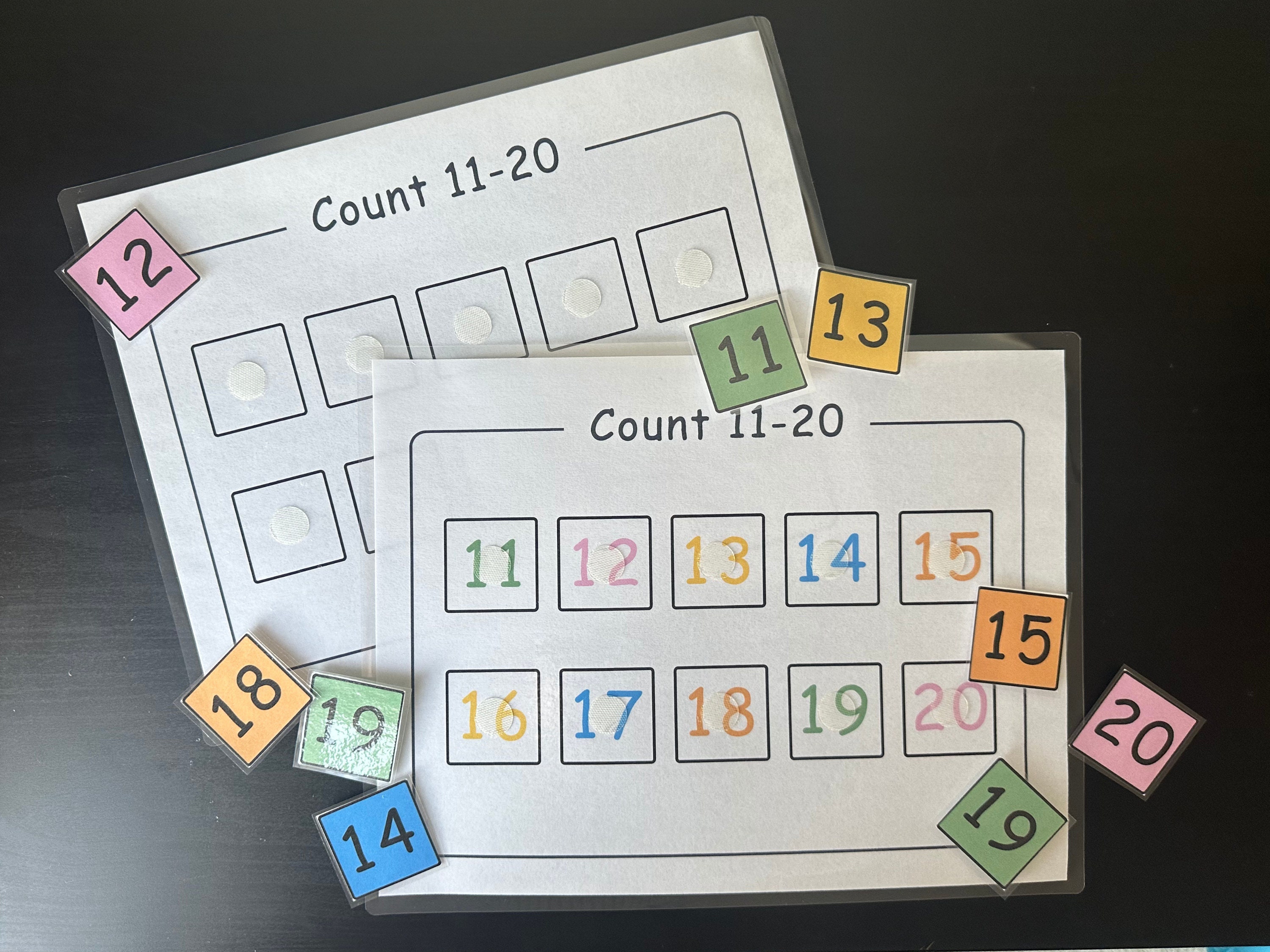 Numbers Bundle - Learn to Count Number Matching Puzzle - Preschool ...