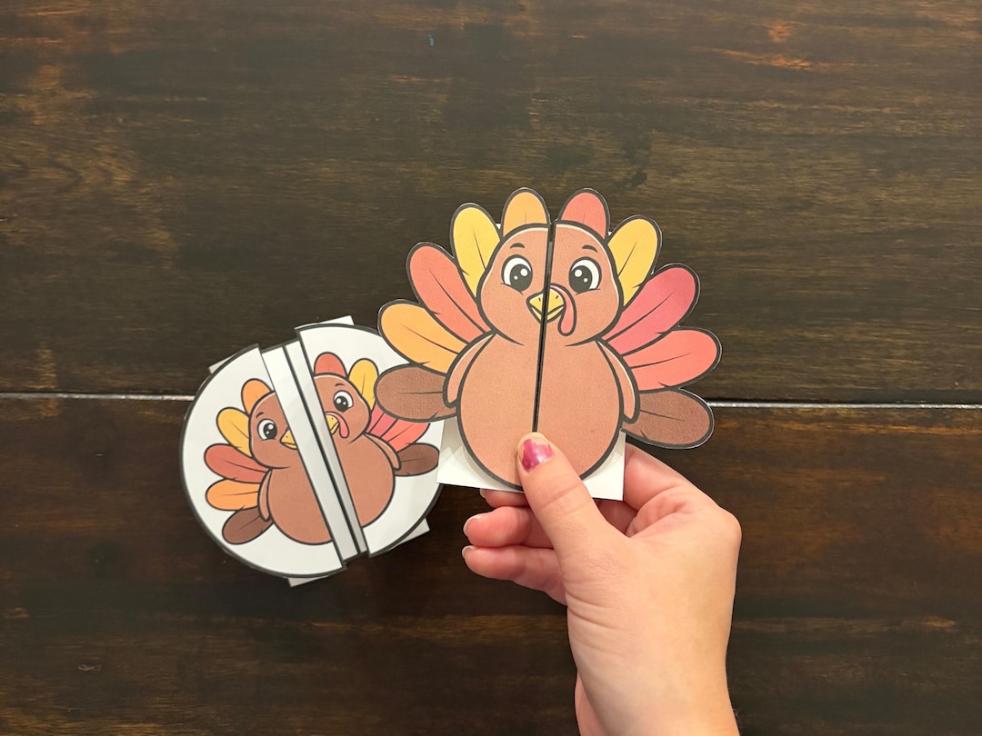 Thankful Turkey Craft Activity - Thanksgiving - Fall Activity for Kids ...
