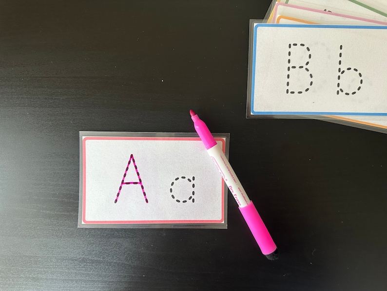 Letter & Number Tracing Cards - Tracing 1-20 - Alphabet - Practice ...