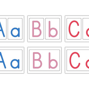 Alphabet Play Dough Mat - Flashcards - Printable Toddler Activity - ABC ...