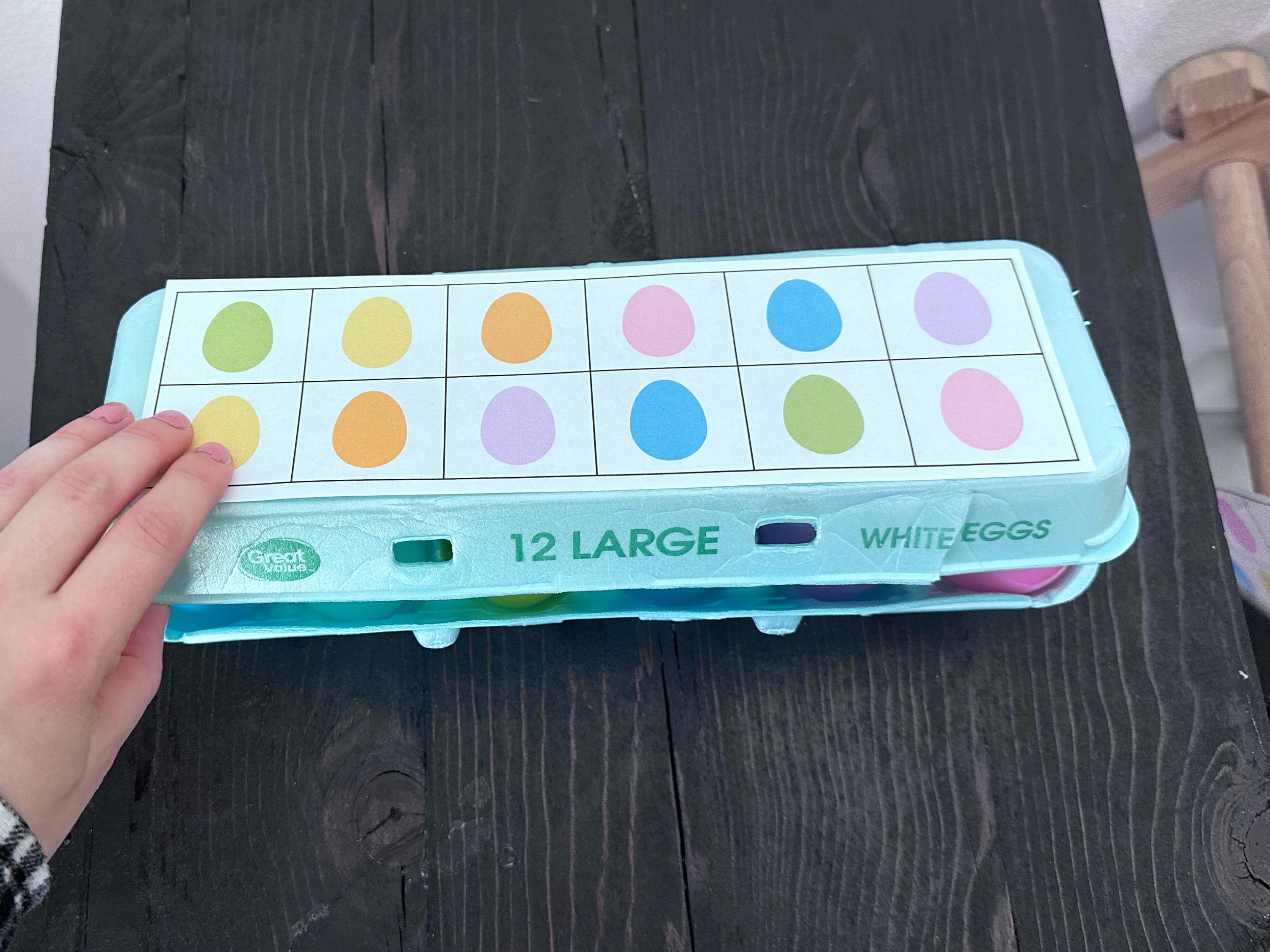 Easter Egg Matching Puzzle - Preschool Homeschool or Kindergarten ...