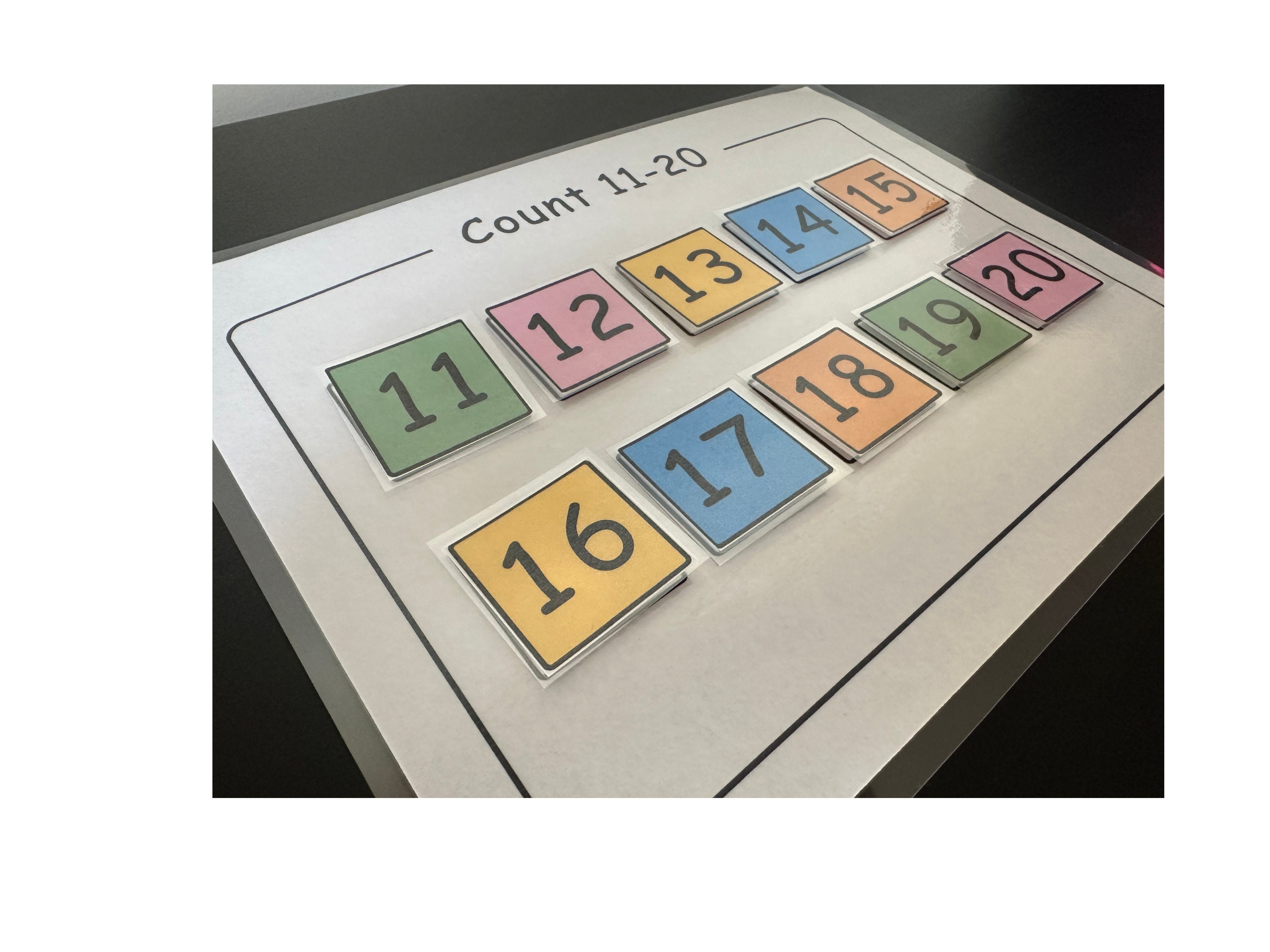 Count 1-20 Number Matching Puzzle - Preschool Homeschool or ...