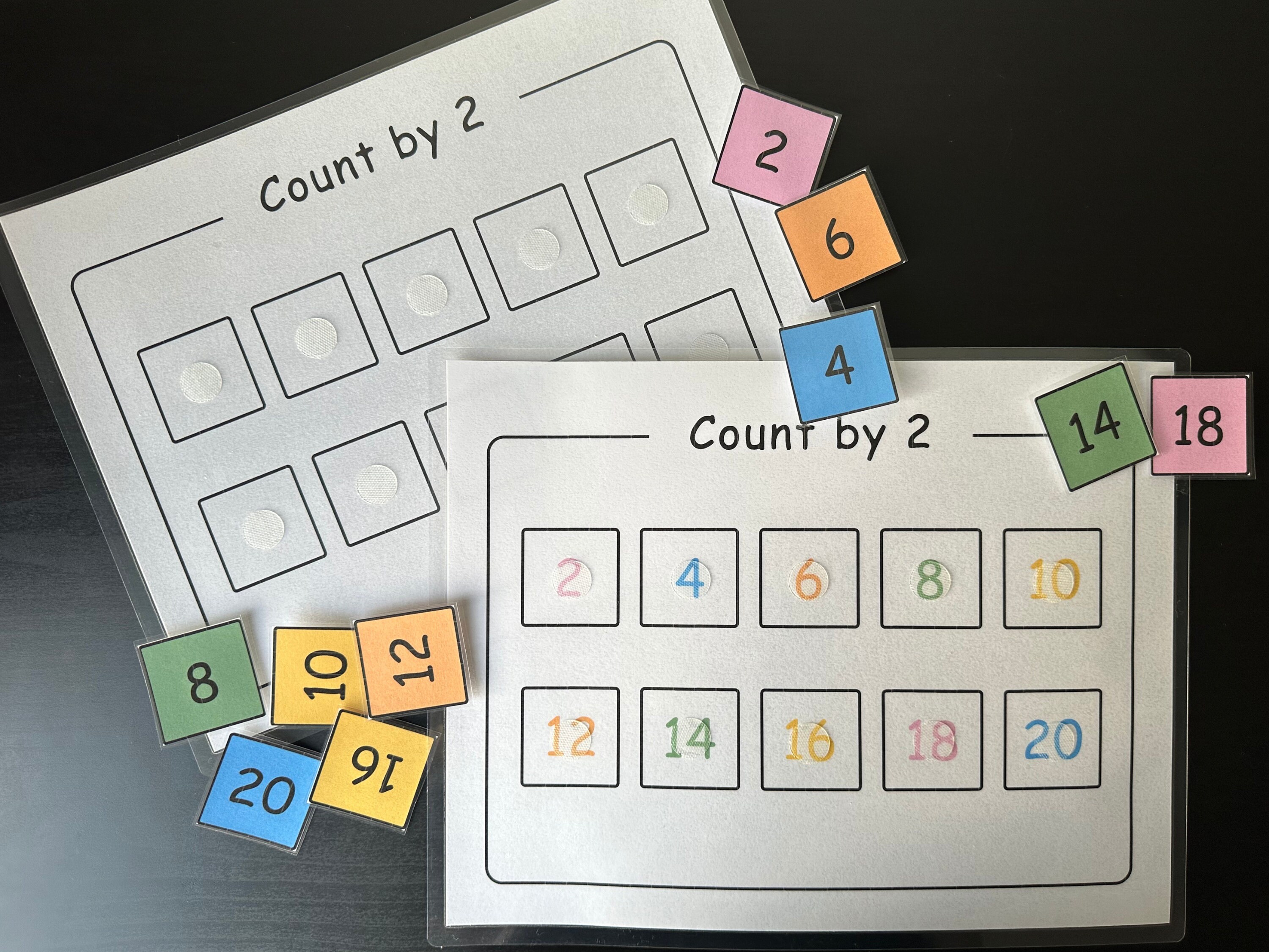 Numbers Bundle - Learn to Count Number Matching Puzzle - Preschool ...