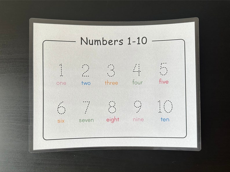Number Tracing - Count 1-20 - Practice Writing for Preschool Homeschool ...