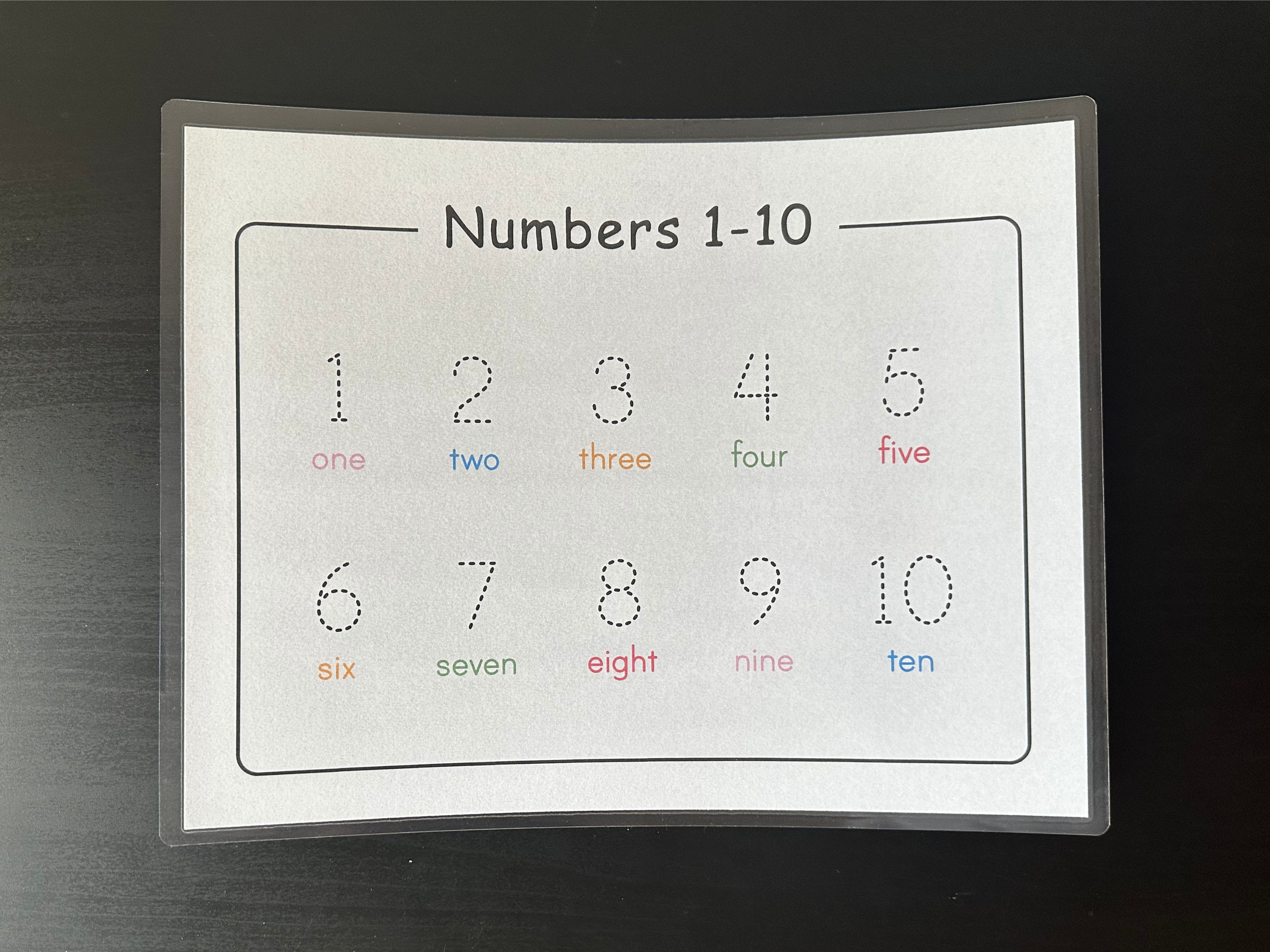 Number Tracing - Count 1-20 - Practice Writing for Preschool Homeschool ...