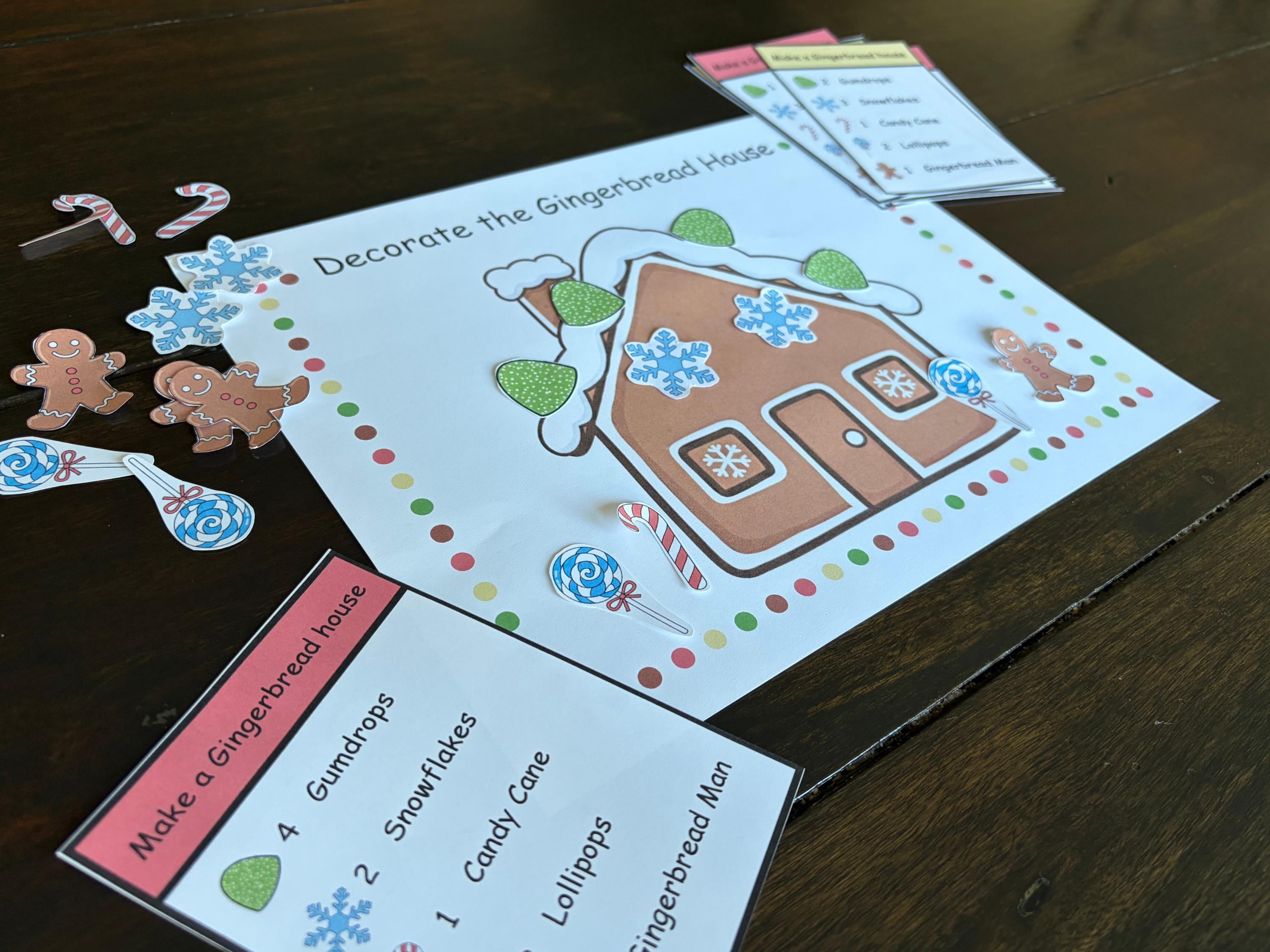 Gingerbread House - Build A Meal Game - Christmas Activity for Kids ...