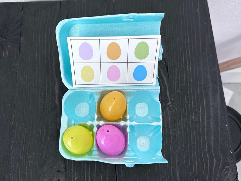 Easter Egg Matching Puzzle - Preschool Homeschool or Kindergarten ...