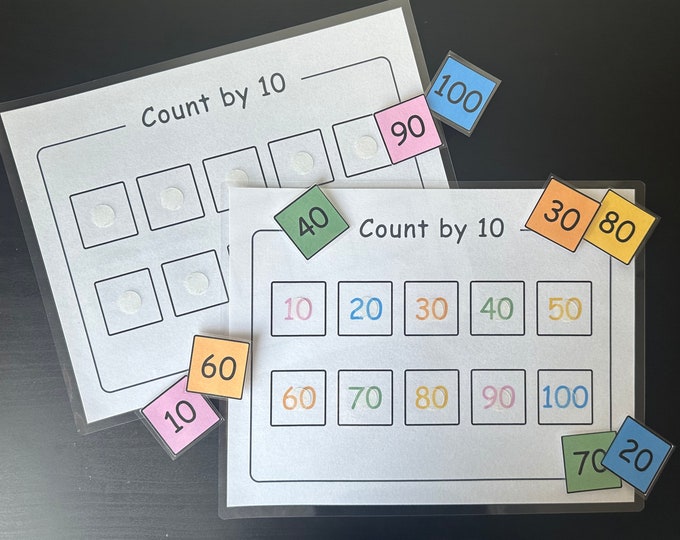 Number Matching | Counting | Numbers | 1 to 10 | Preschool | Toddler ...