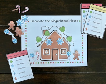 Gingerbread House - Build A Meal Game - Christmas Activity for Kids ...