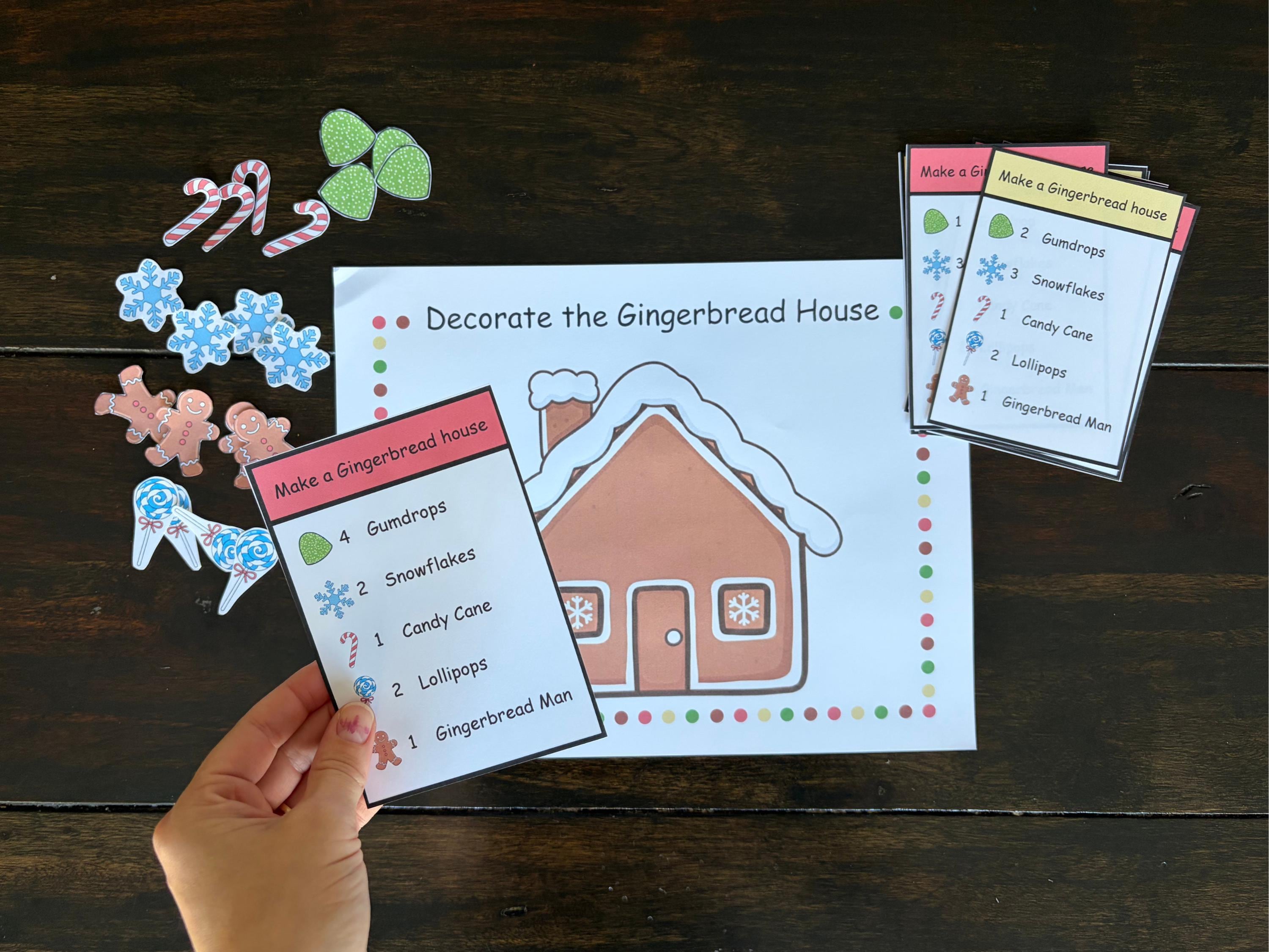 Gingerbread House - Build A Meal Game - Christmas Activity for Kids ...