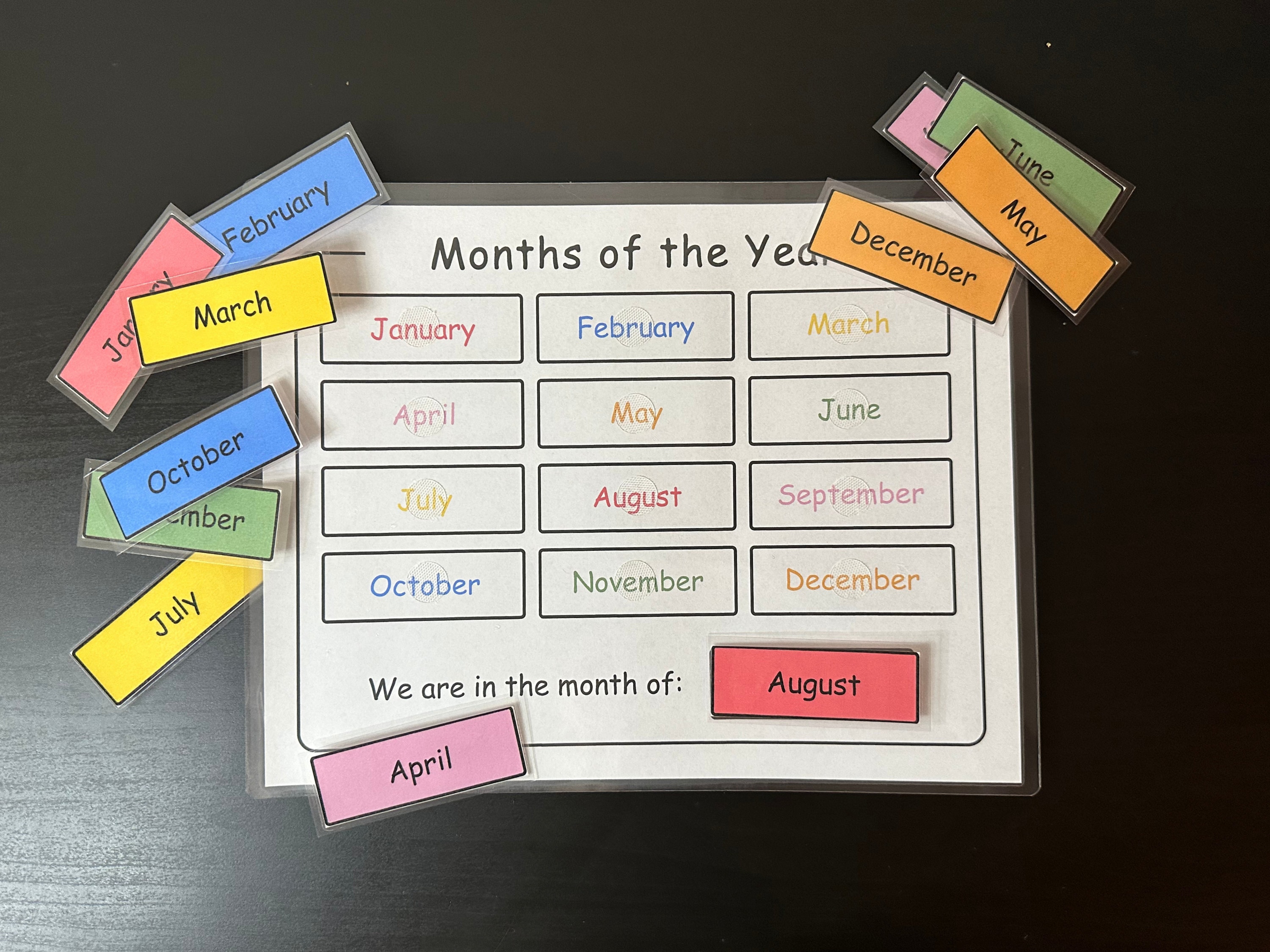 Months of the Year Busy Book Printable Activity - Calendar Worksheet ...