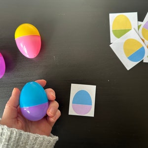 Easter Egg Matching Puzzle - Preschool Homeschool or Kindergarten ...