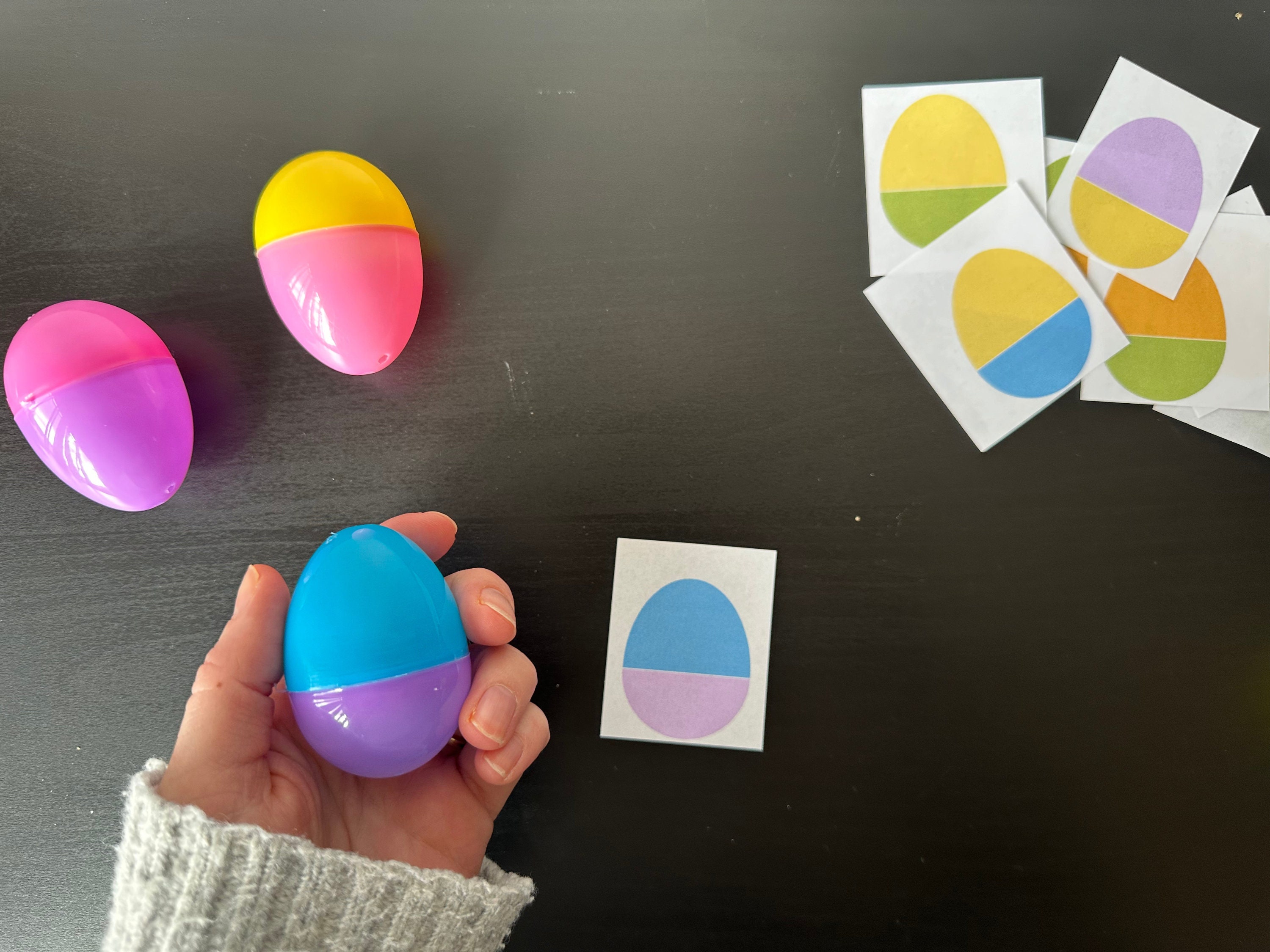 Easter Egg Matching Puzzle - Preschool Homeschool or Kindergarten ...