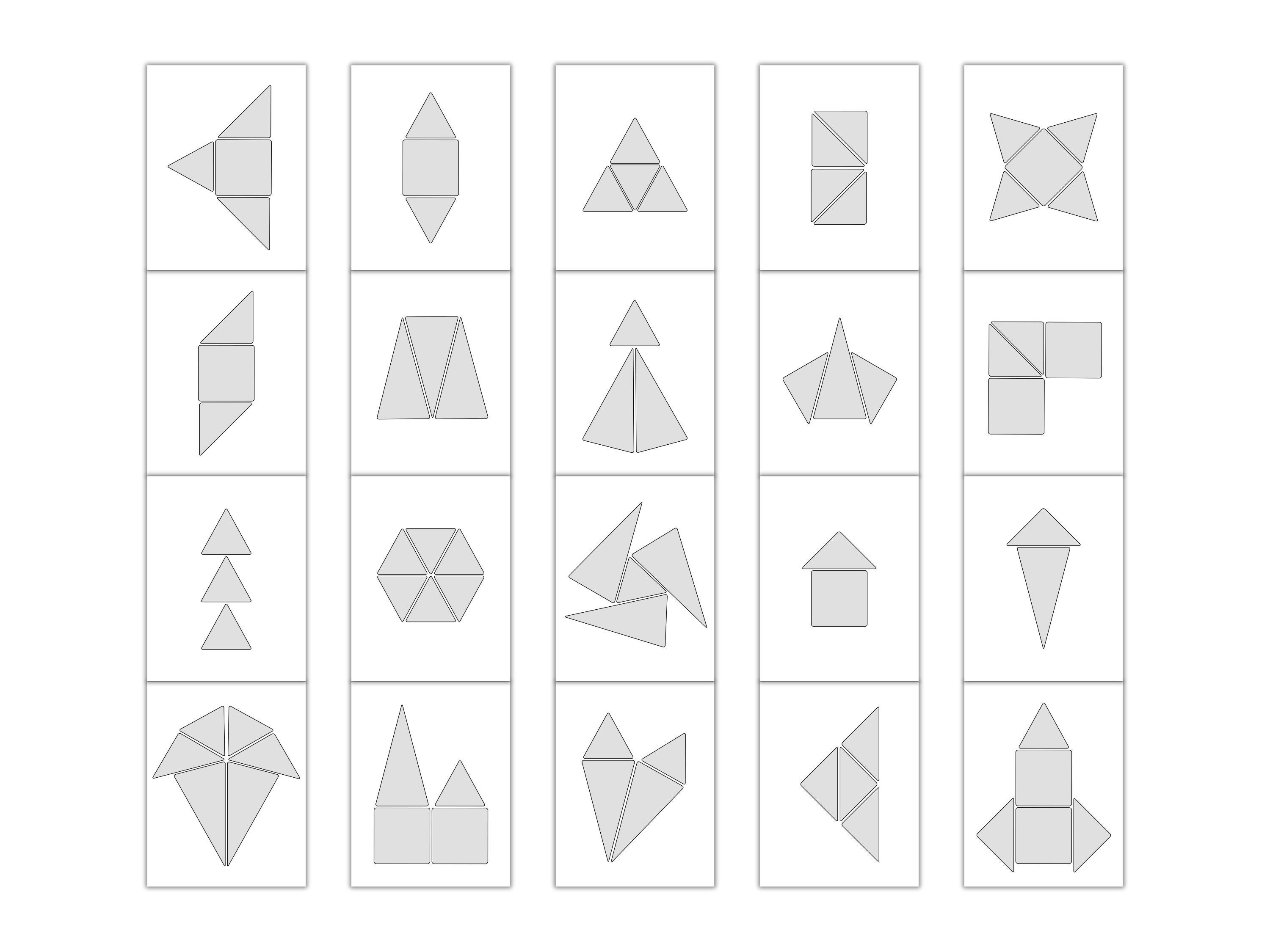 Magnetic Tile Puzzle Cards - Etsy