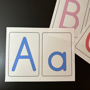 Alphabet Play Dough Mat - Flashcards - Printable Toddler Activity - ABC ...