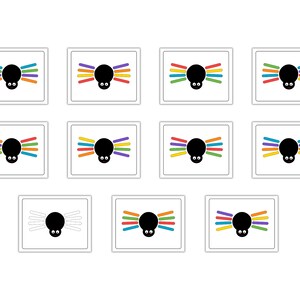 Halloween Popsicle Stick Spider Activity - Printable Activity With ...