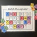 Alphabet Matching Puzzle Learn the Letters Activity for Preschool ...