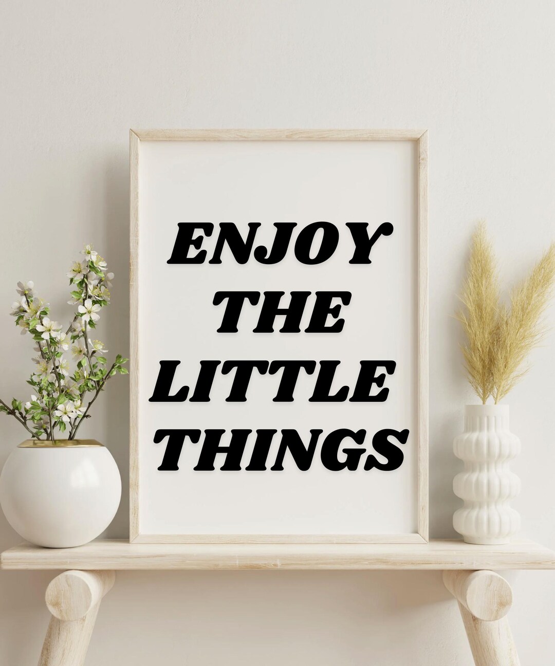 Enjoy the Little Things Printable Wall Art, Gallery Wall Art Quote ...