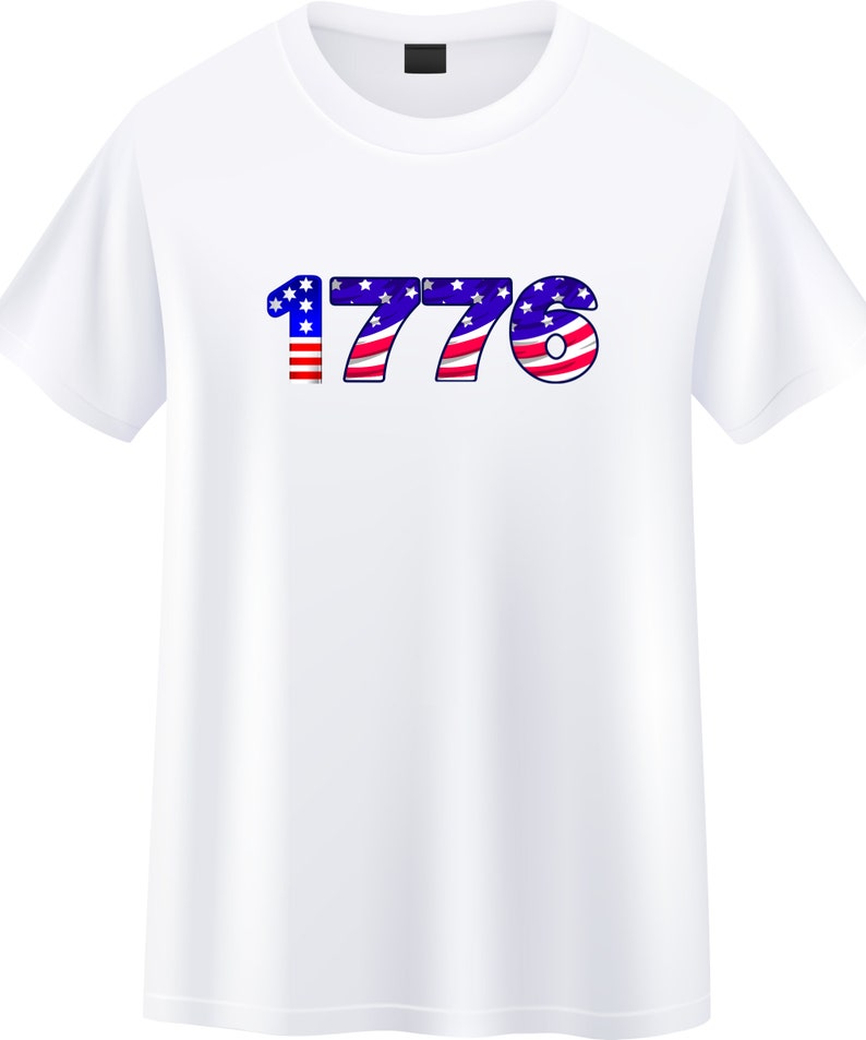 1776 Independence Day PNG: July 4th Freedom Design (instant Download ...