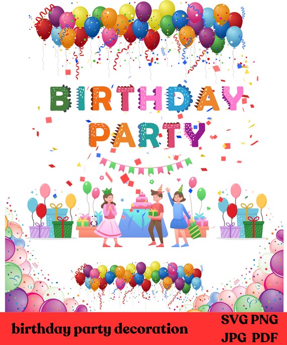 Cake Party Event Clip Art