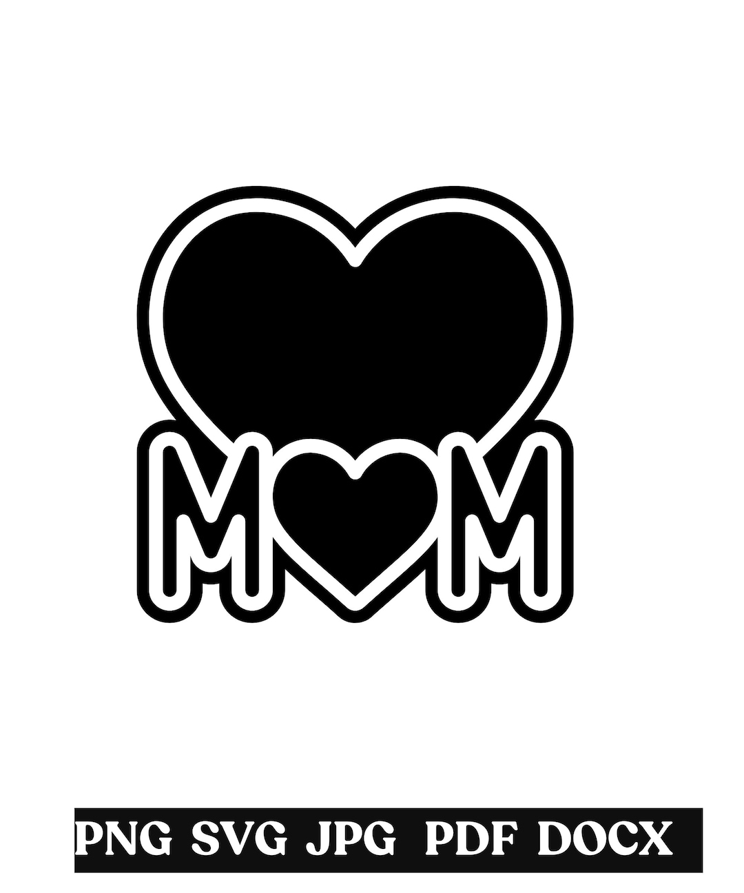 Mother's Day Heart PNG: Mom Cricut Design (digital Download) - Etsy