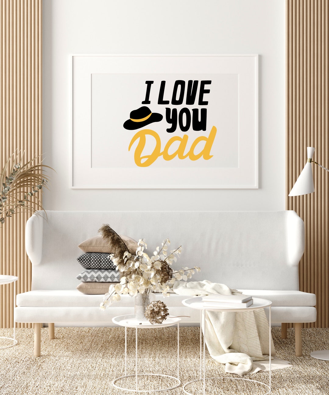 Digital Printable I Love You Dad, Father's Day, Rad Dad, Gift for Dad ...