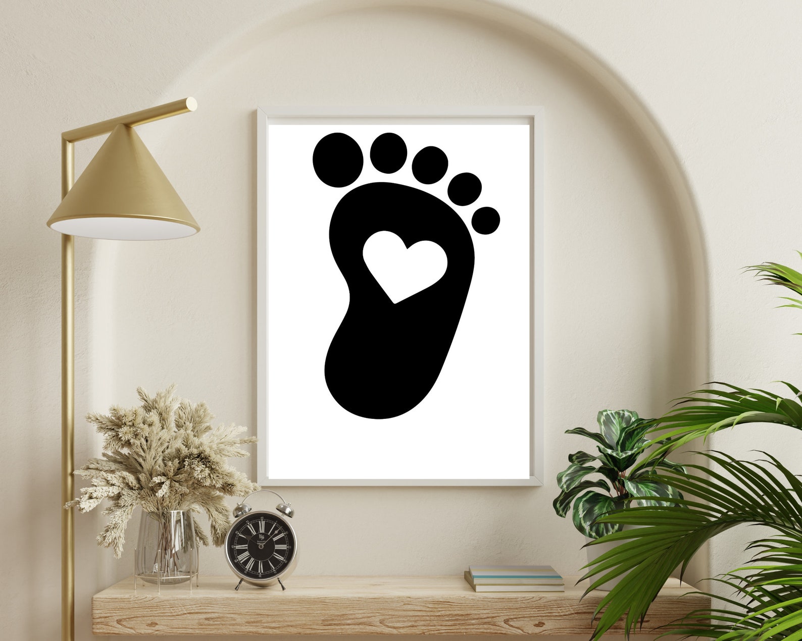 Baby Footprint, Baby Feet SVG Instant Download SVG, PNG, Eps, Jpg ...