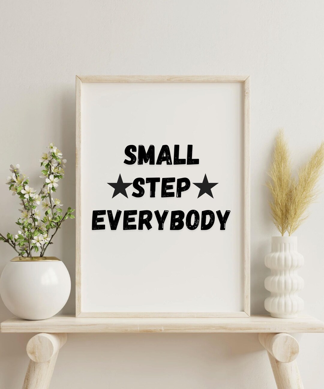 Small Step Everyday Printable Wall Art, Gallery Wall Art Quotes ...