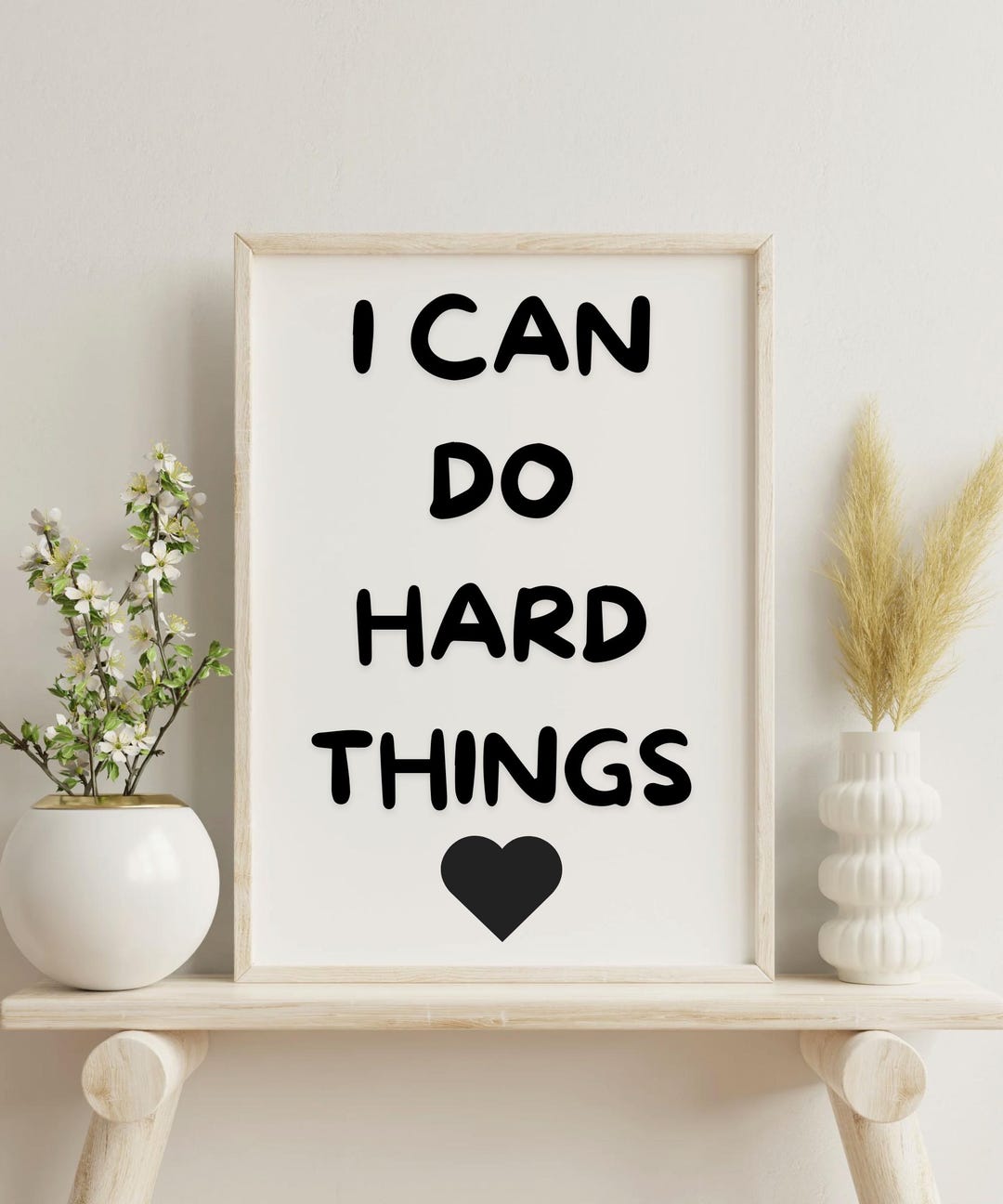 I Can Do Hard Things Digital Printable Wall Art, Gallery Wall Art ...