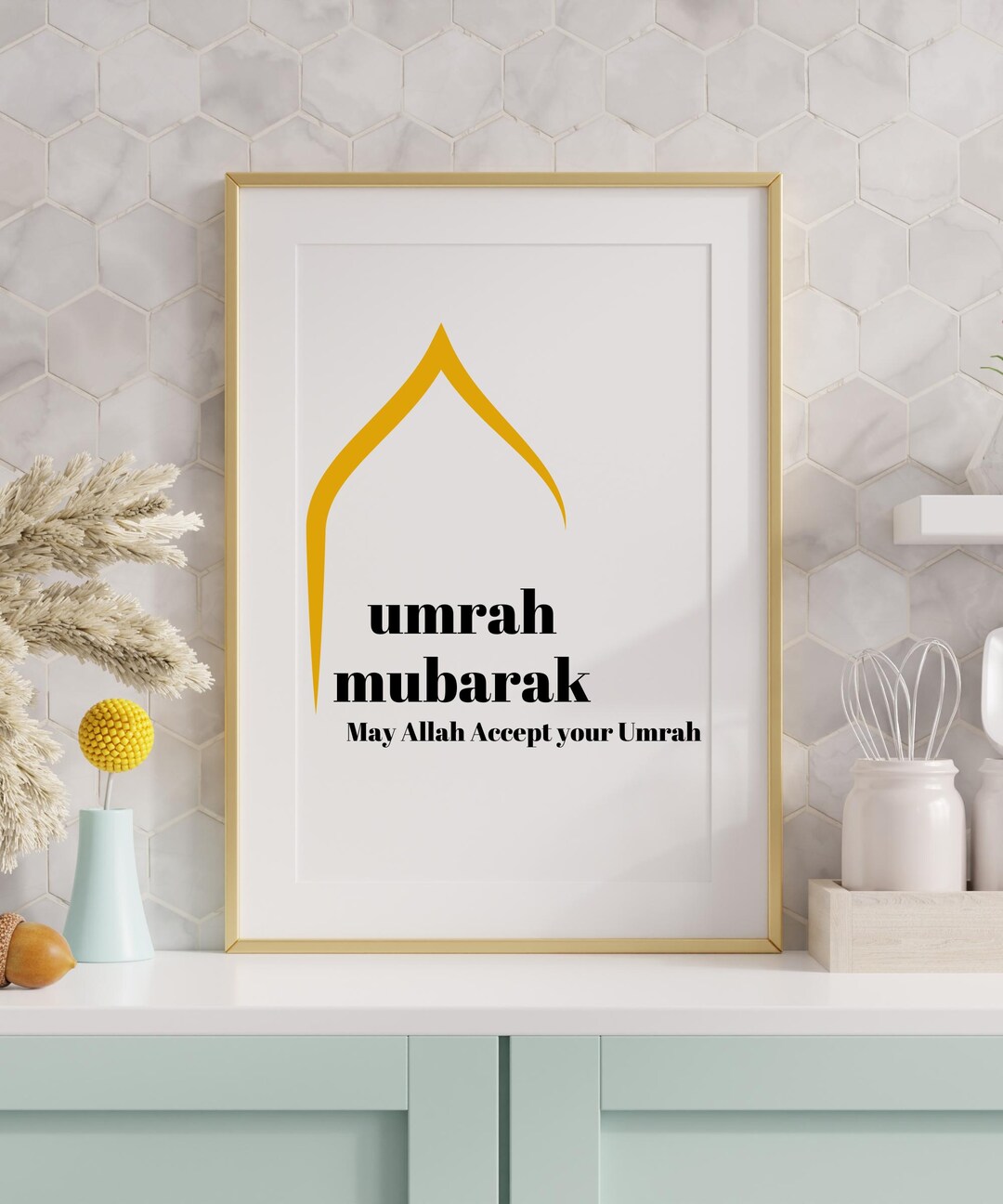 Umrah Mubarak Printable Wall Art, Islamic Art, Digital Download,umrah ...