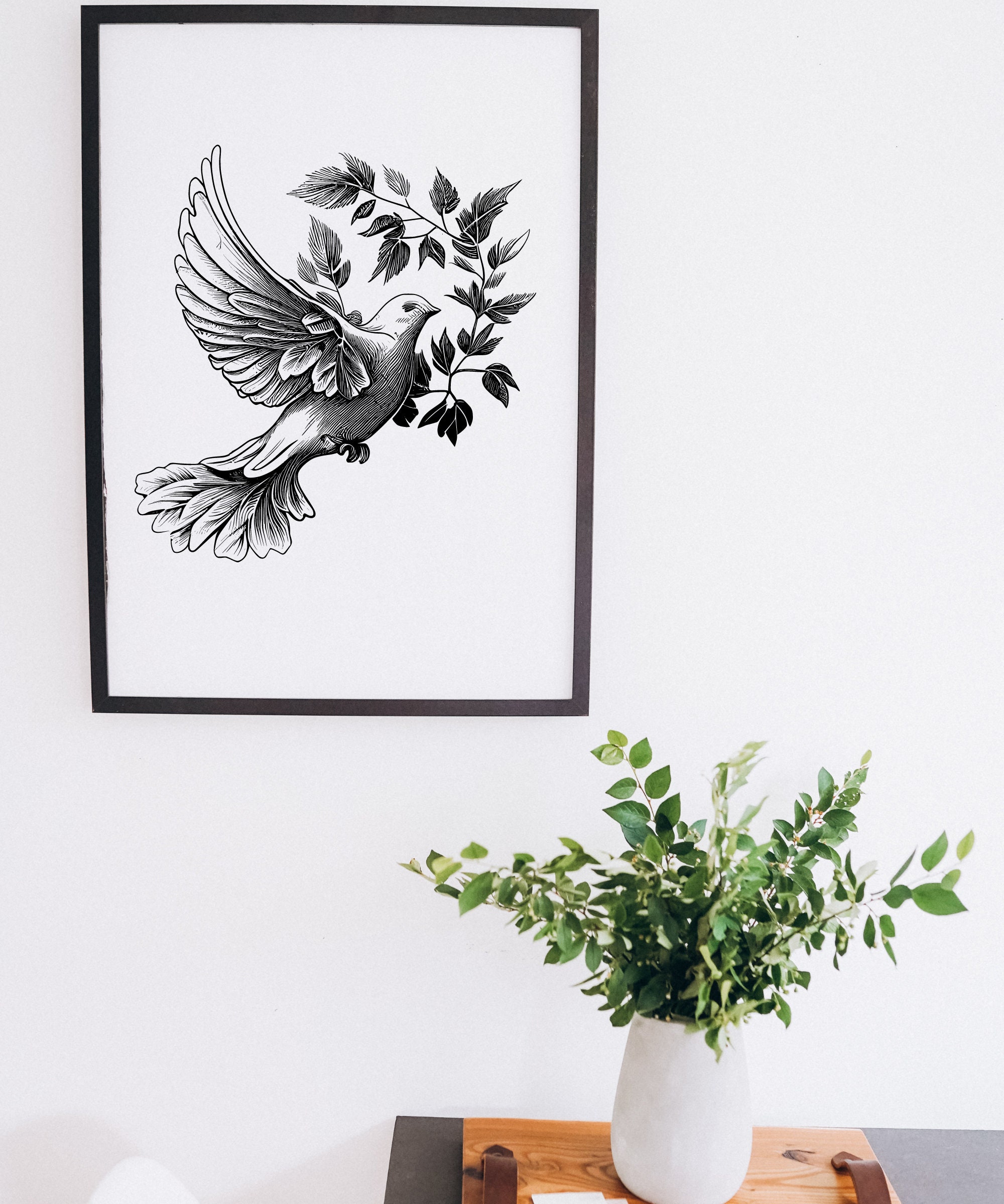 Printable Dove, Dove Prints, Dove Wall Art, Vintage Dove Art, Dove Wall ...