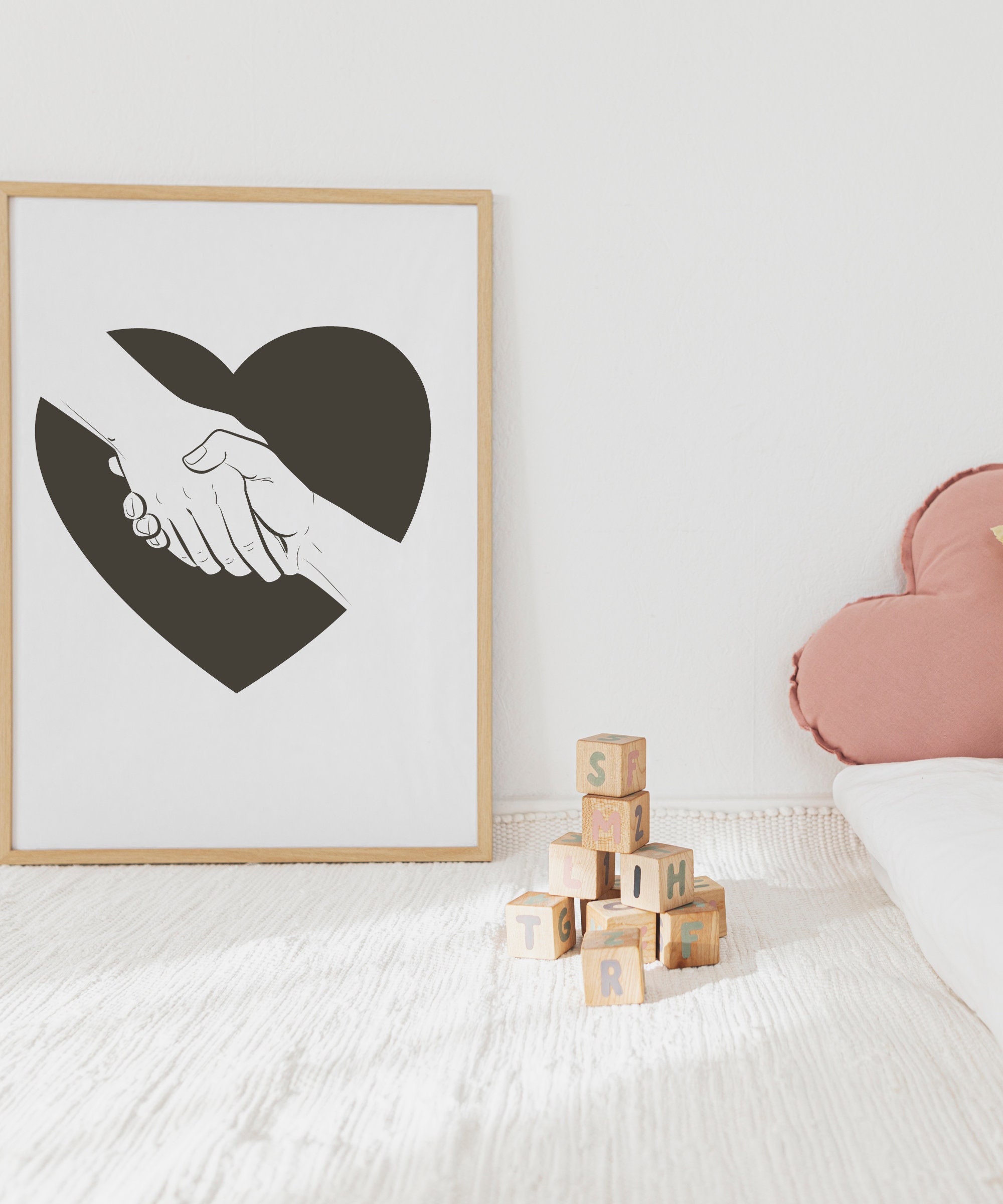 Printable Hand-line Art Posters, Hands-sketch Art, Hands-drawing ...