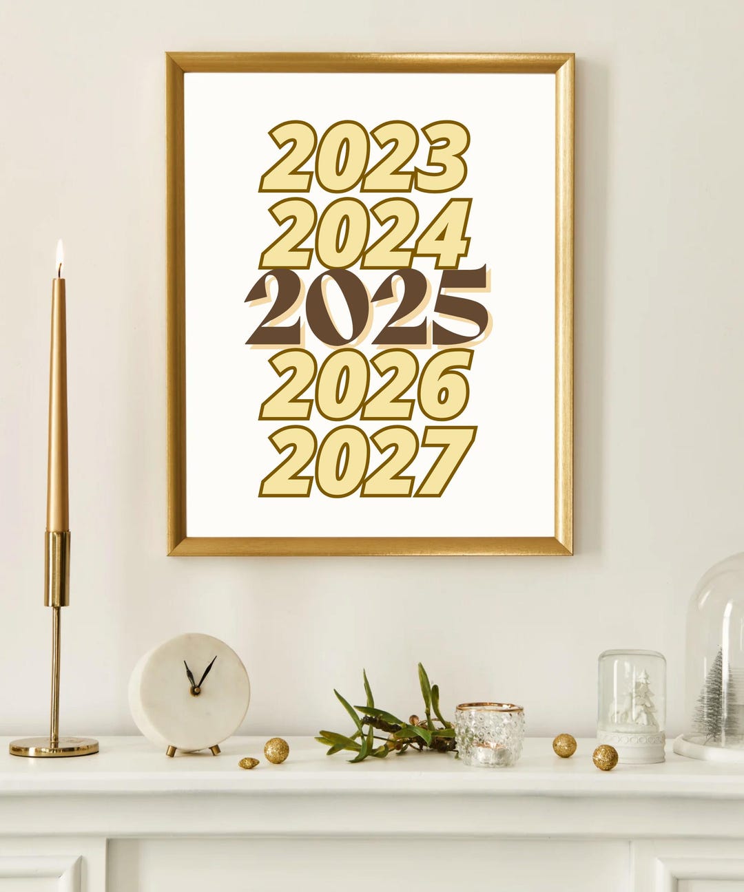 2025 New Years Decor | Printable New Years 2025 Decorations | New Year ...