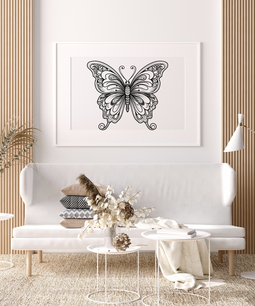 Butterfly Print, Butterfly Wall Art, Butterfly Art, Butterfly Sketch ...