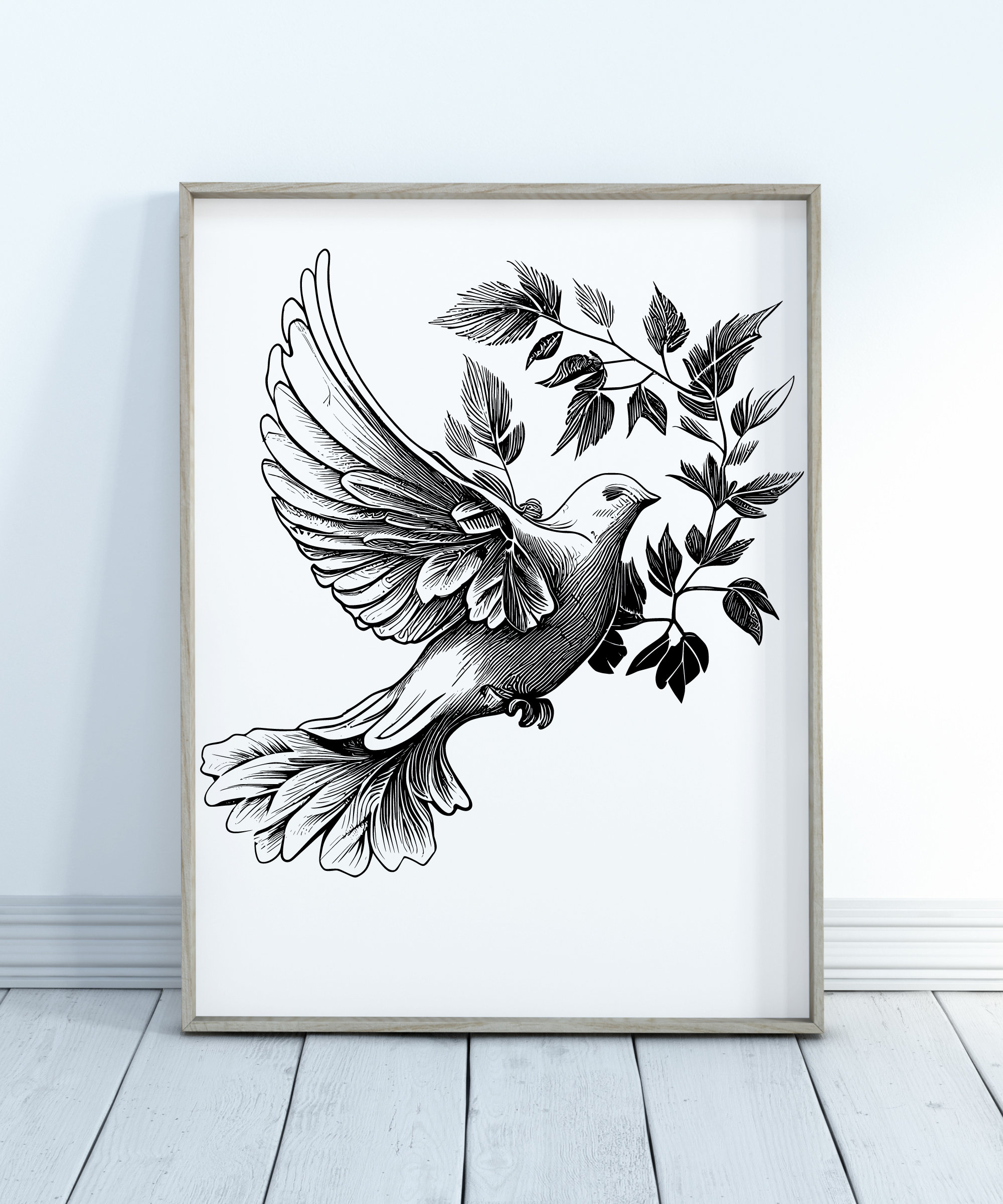 Printable Dove, Dove Prints, Dove Wall Art, Vintage Dove Art, Dove Wall ...
