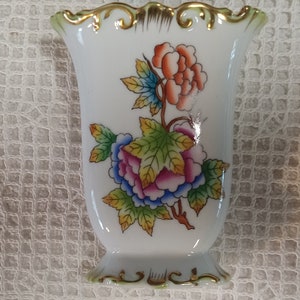 1950's Herend Porcelain Queen Victoria Pattern 4 Pc Vanity Set - Etsy