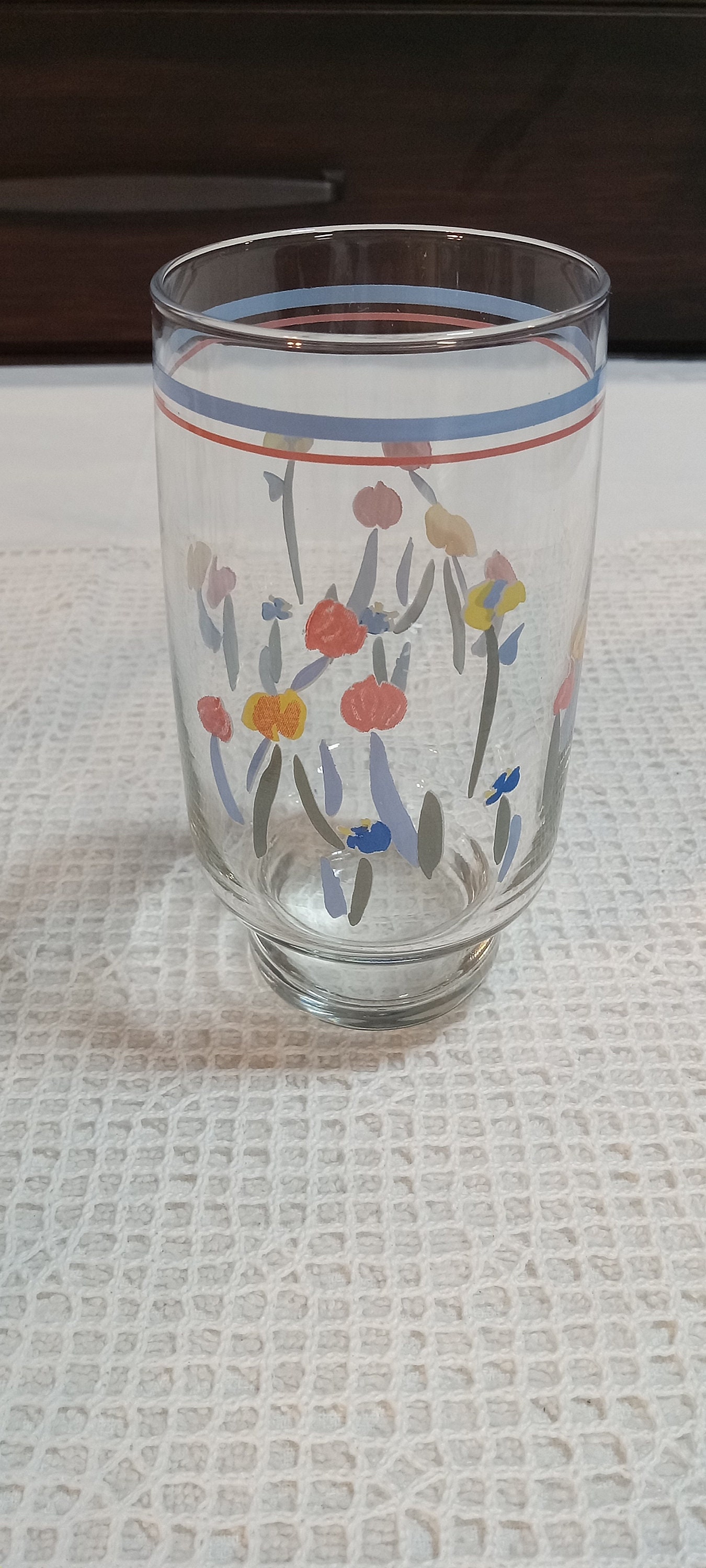 Vintage Luminarc Tivoli Pastoral Flower Glasses - Etsy